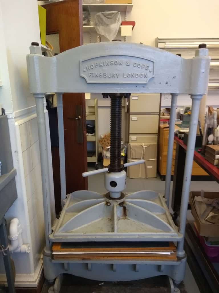 Association of European Printing Museums ~ Standing press/edition press ...